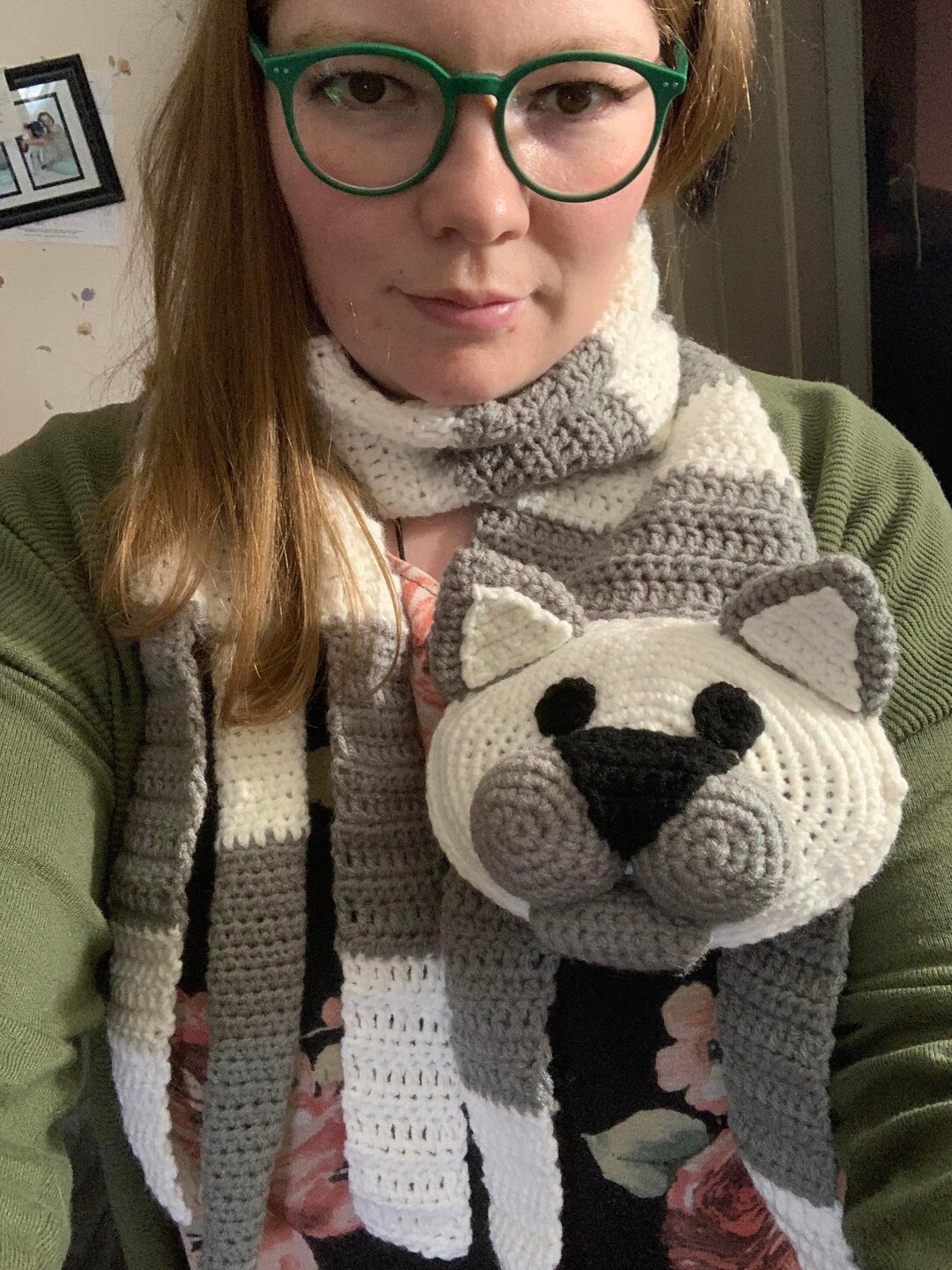 Written Crochet Pattern for Cat Scarf - Etsy