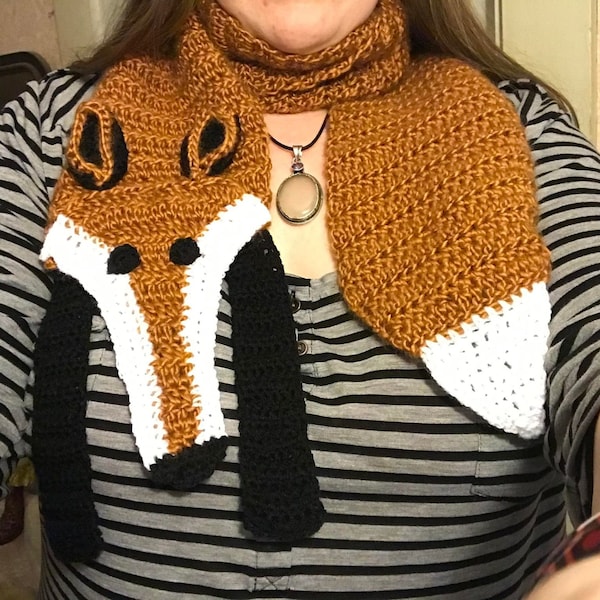 Fox Scarf Pattern - Etsy UK
