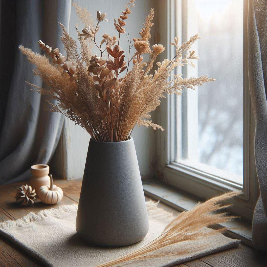 Minimalist Vase | Handmade Plant Based Eco Friendly Home Decor - Etsy