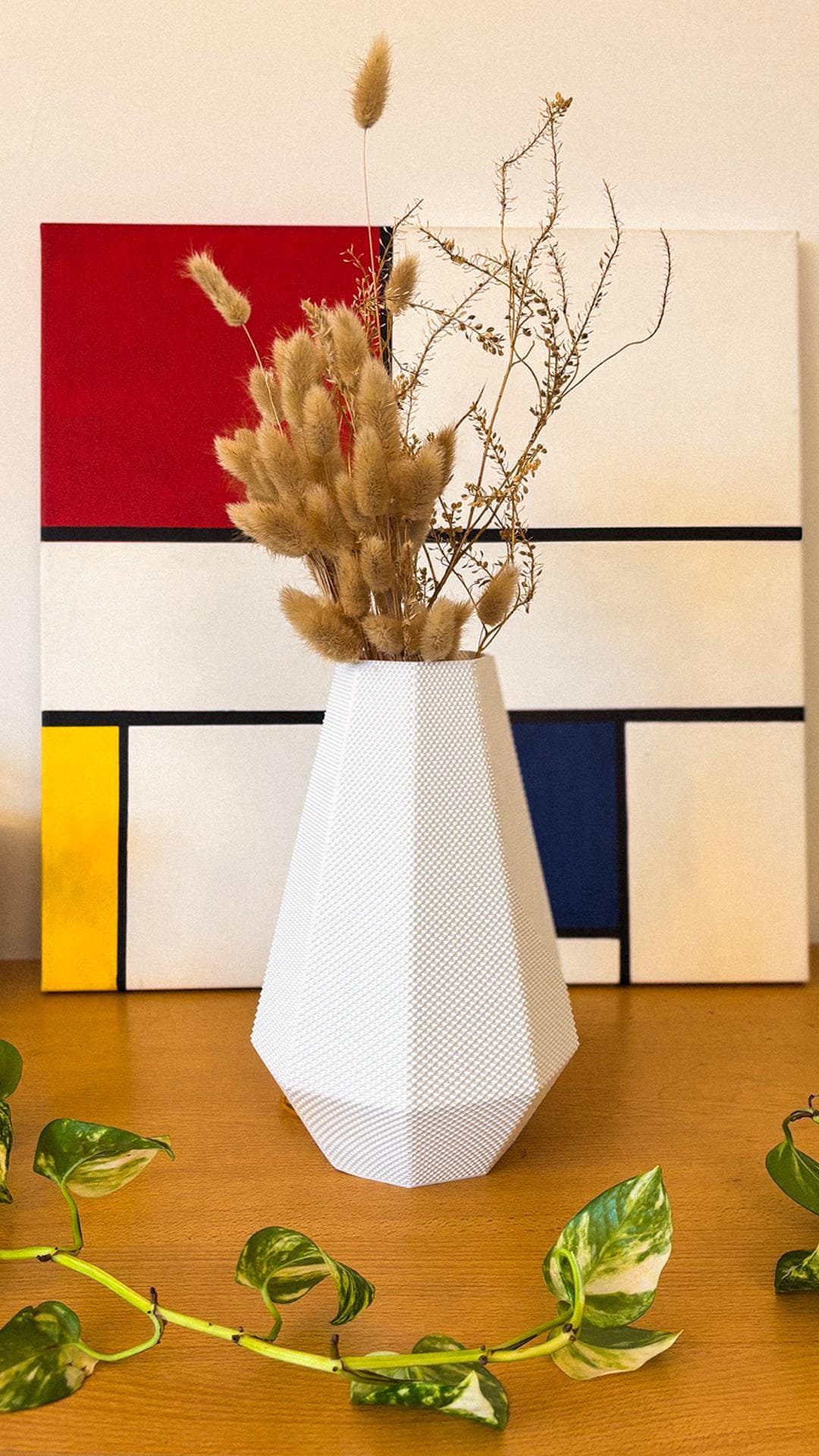 Ripplemesh Flower Vase | Modern Sculptural Home Decor - Etsy