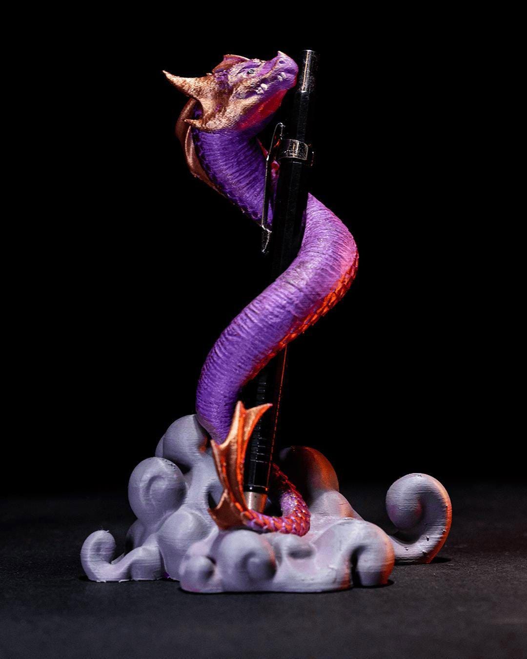 Scylla Pen Holder | Mythical Creature Desk Decor | Handmade Eco ...