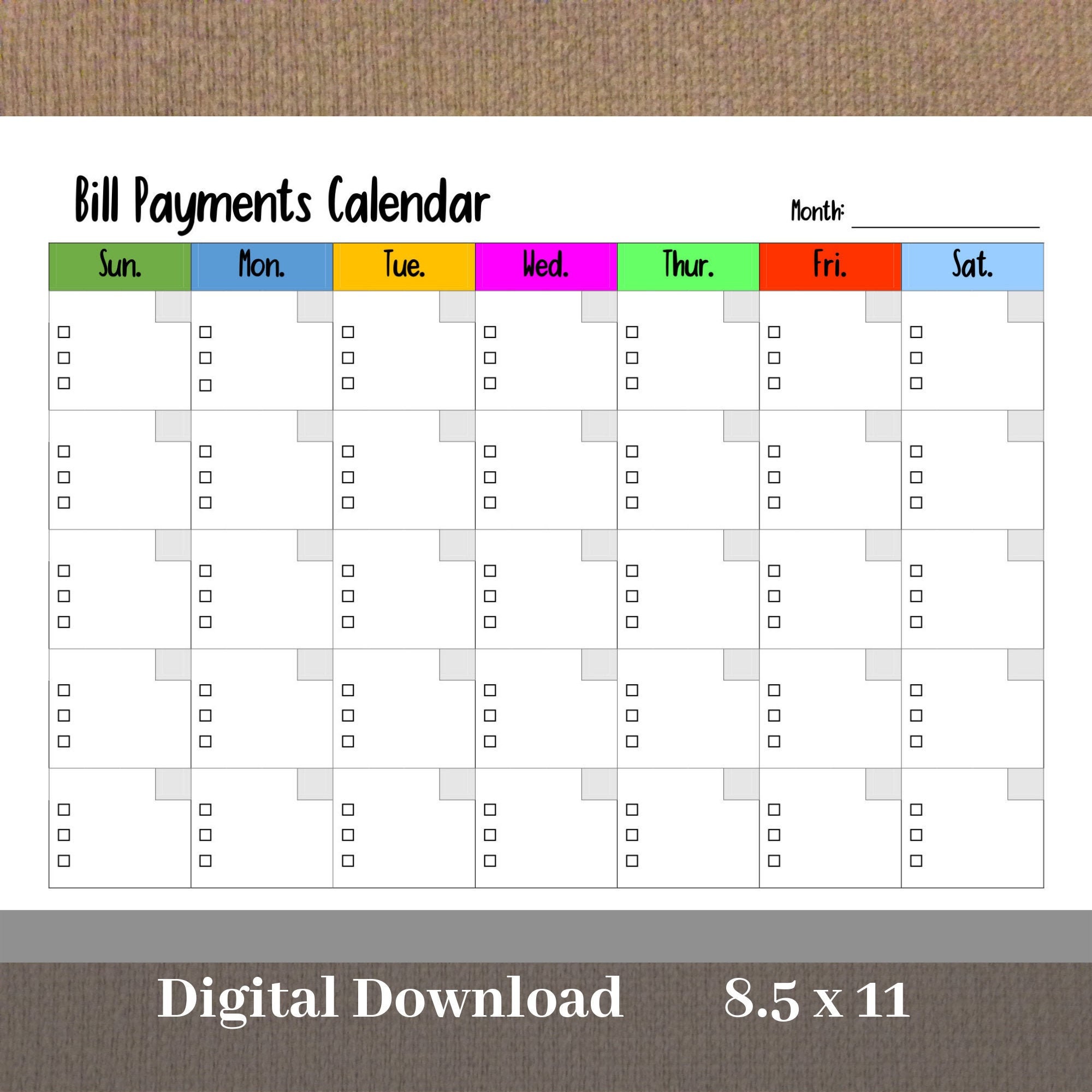 How To Organize Your Bills On A Calendar Planner Bunnylalapa How To Organize Your Bills On A Calendar Planner Bunnylalapa