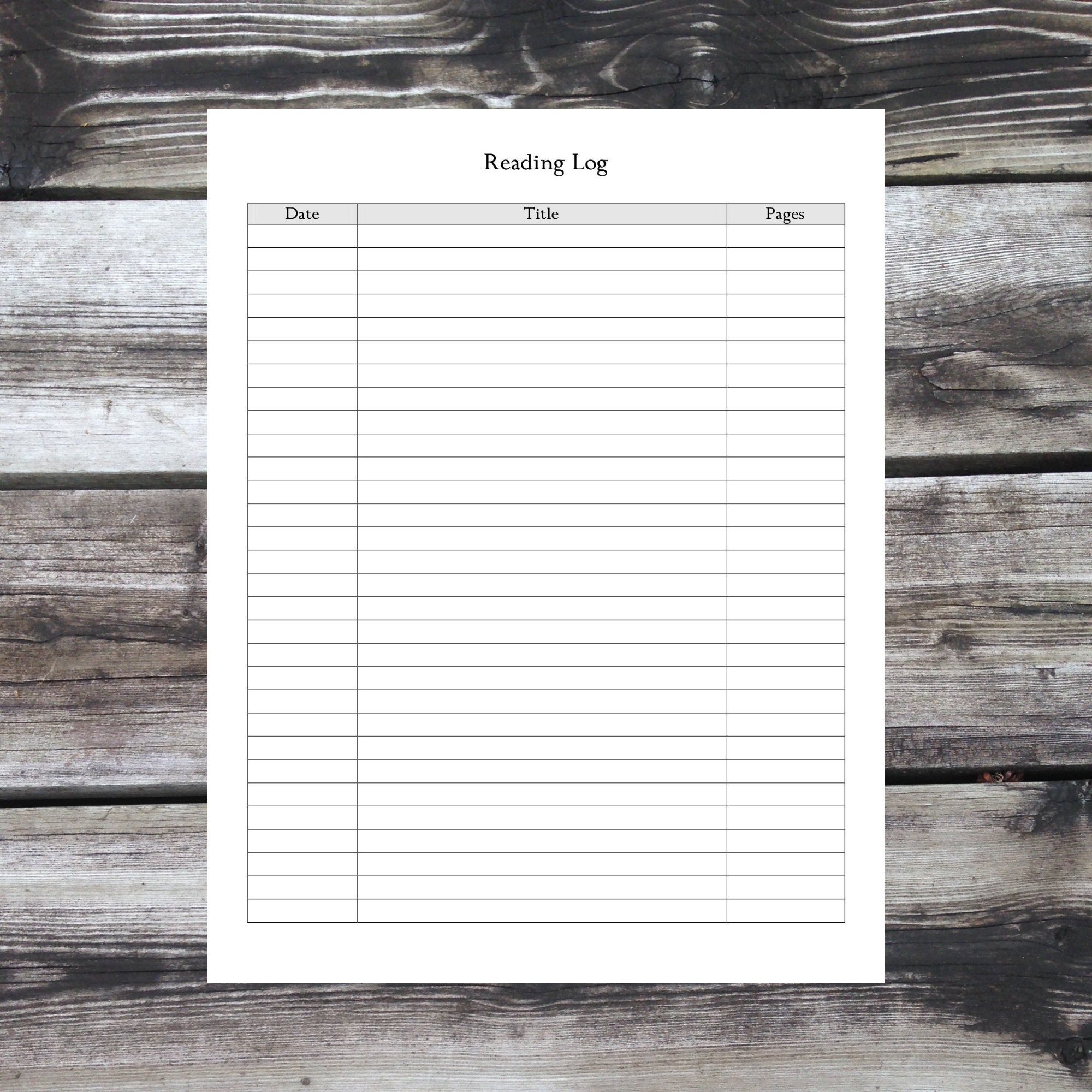 Reading Log Bundle Book Lovers Journal Printable PDF Bundle - Etsy