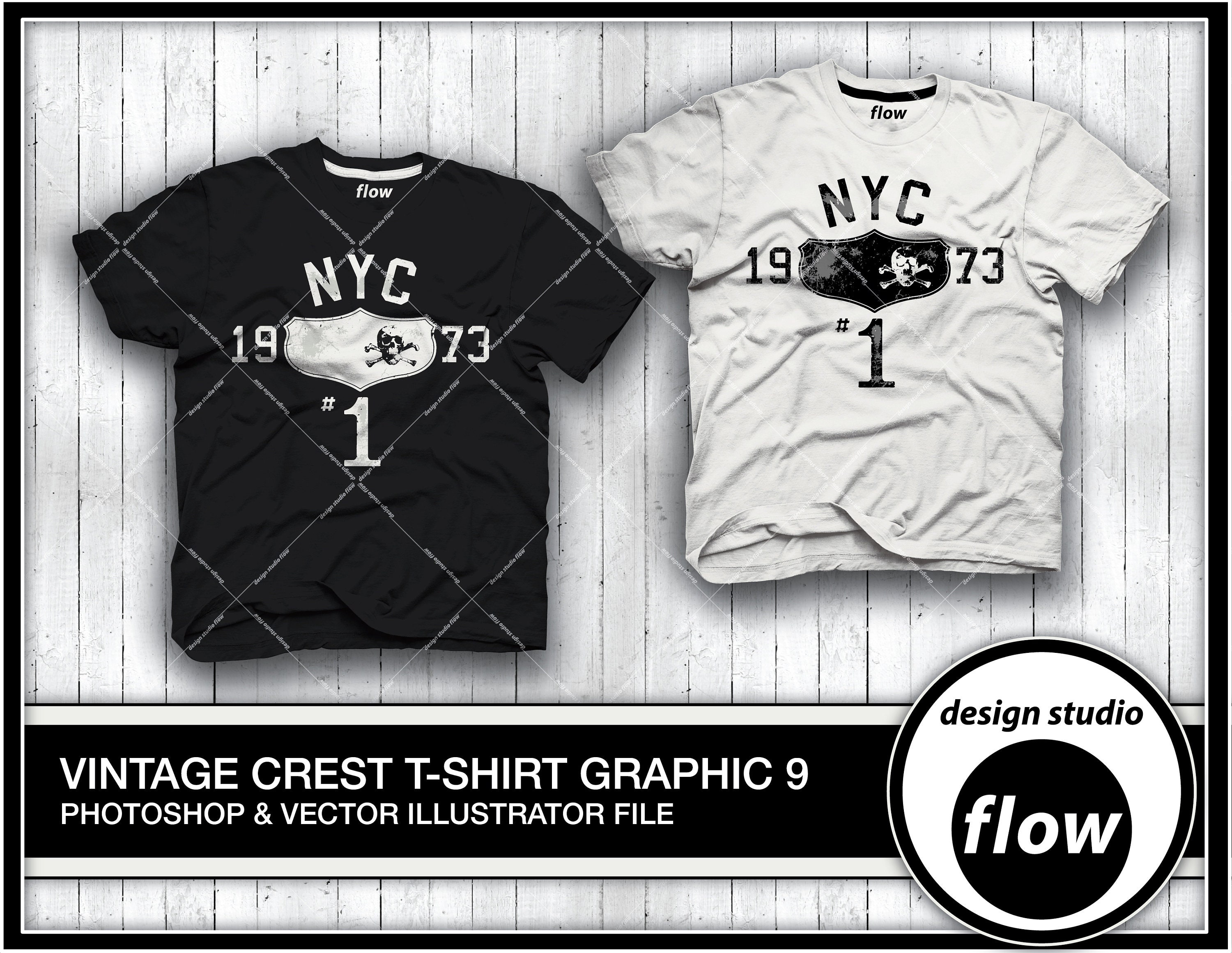 Graphic T-shirt Design-layered Photoshop File & Vector Illustrator File ...