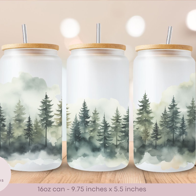 Evergreen Tree Cups - Etsy