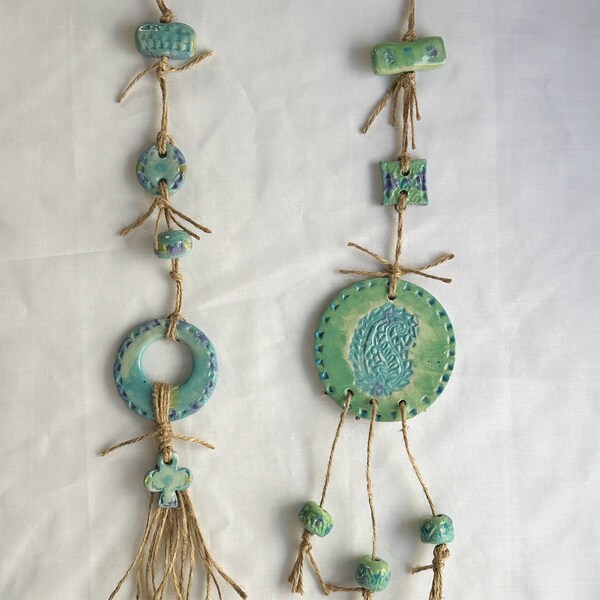 Ceramic Wall Hanging - Etsy UK
