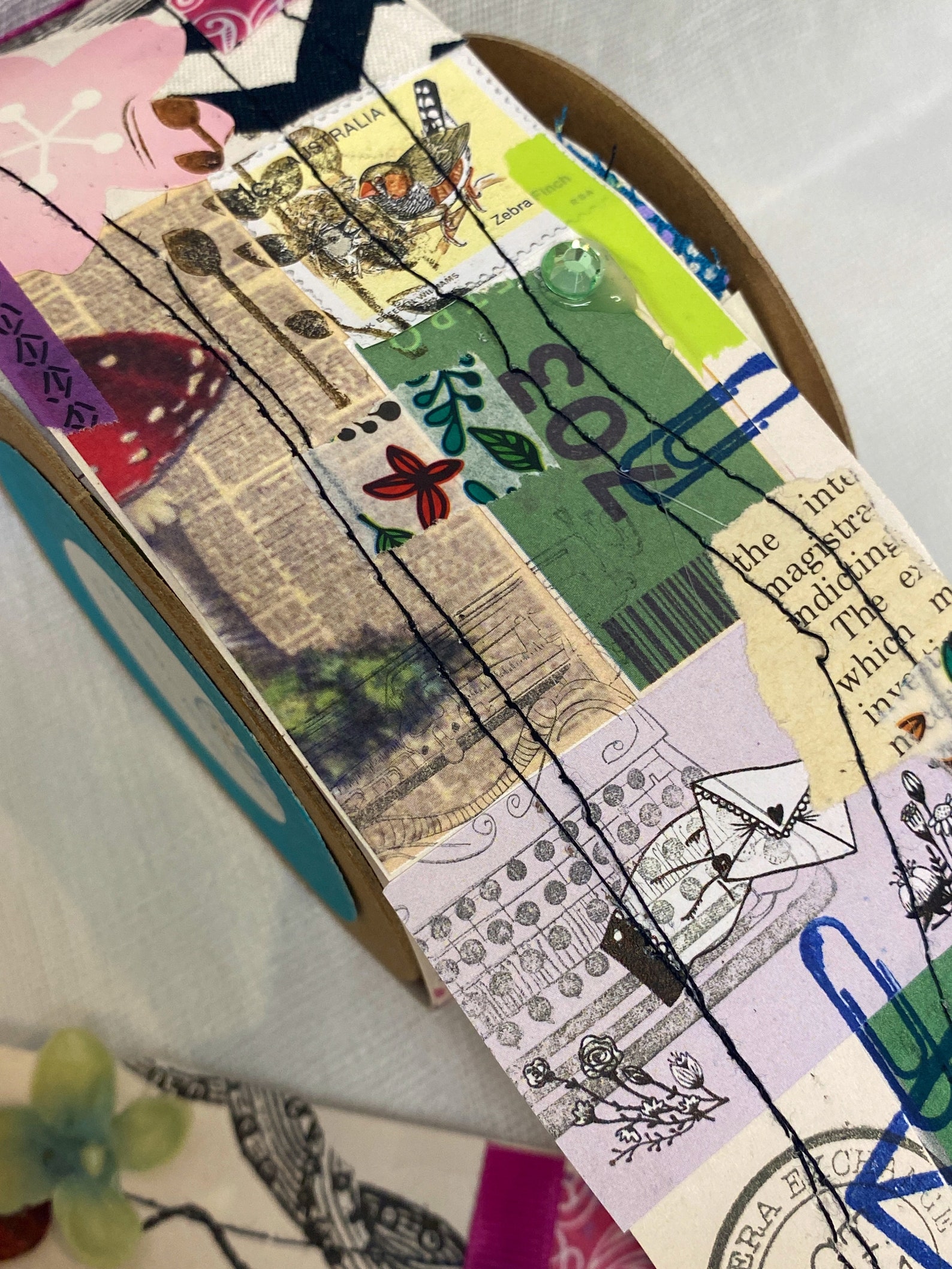 Vintage paper 1.4 metre snippet roll ephemera extra long strip | Etsy