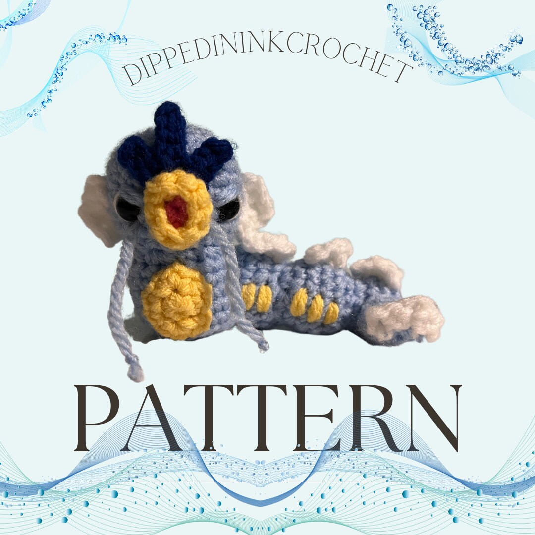 Gyarados Crochet Pattern - Etsy