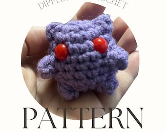 PATTERN Crochet Gengar Pokemon Kanto Handmade Toy/plush DIY Pdf - Etsy