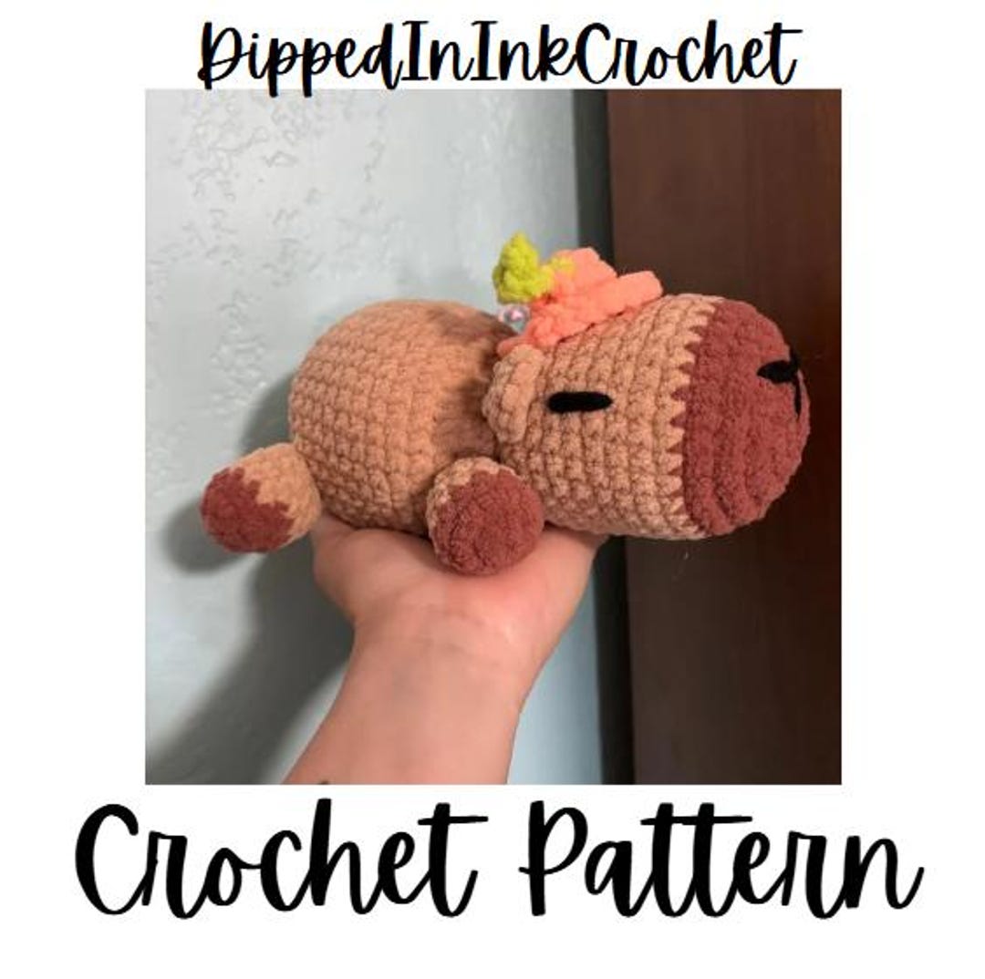 Fancy Capybara Crochet Pattern - Etsy