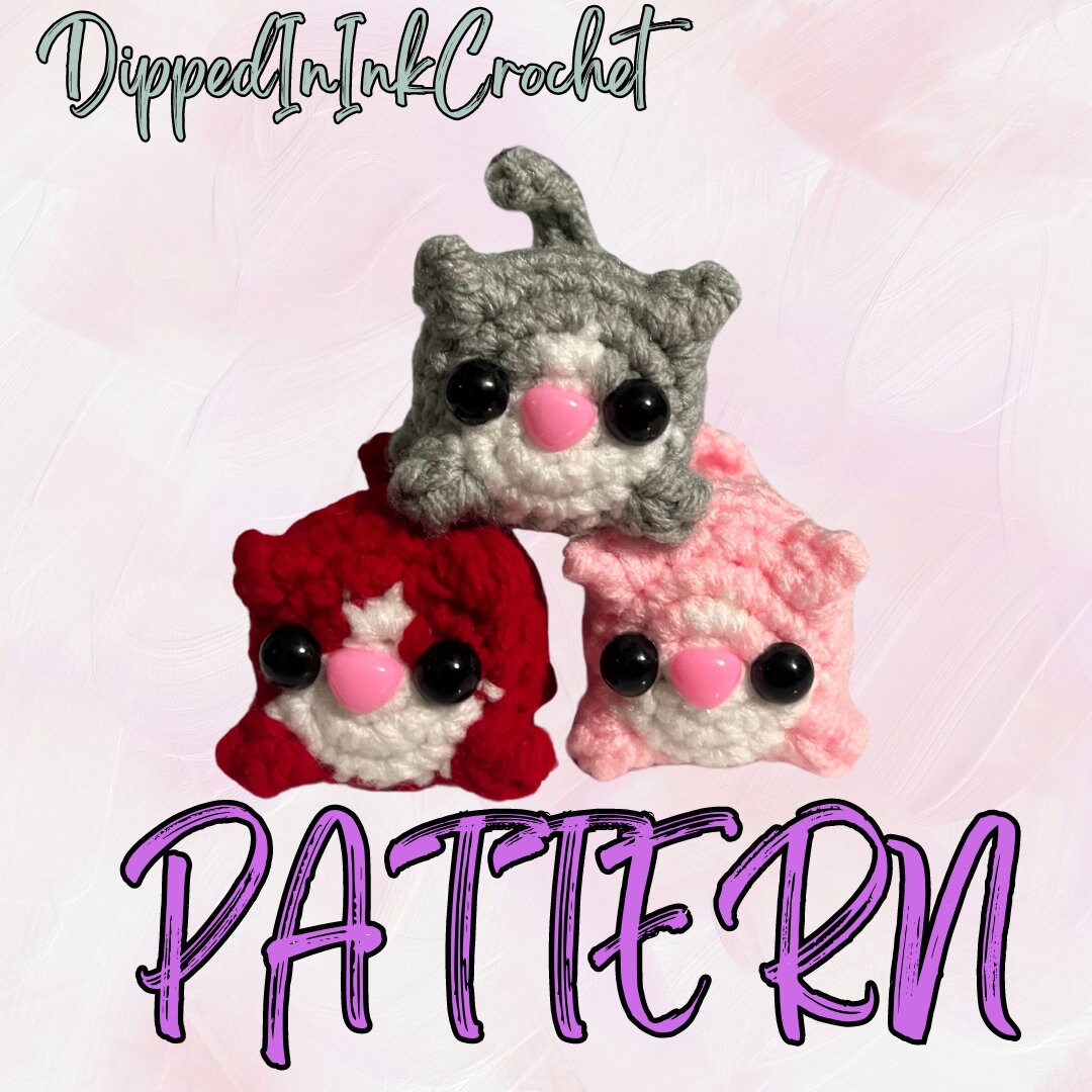 Kitty Meow No-sew Crochet Pattern - Etsy