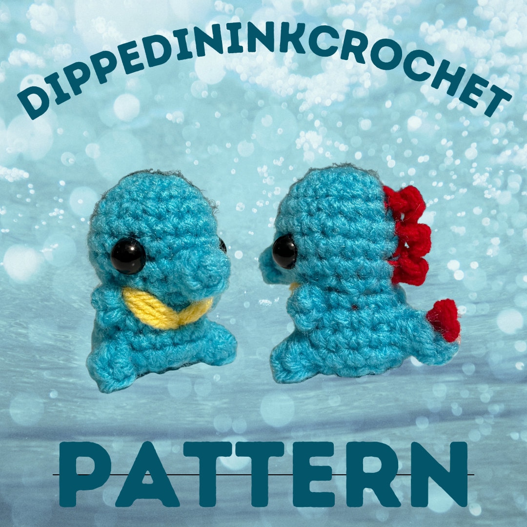 Low-sew Totodile Crochet Pattern - Etsy