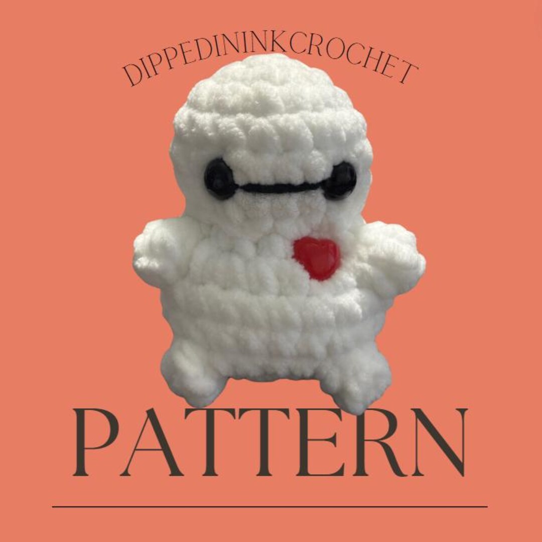 No-sew Baymax Crochet Pattern - Etsy