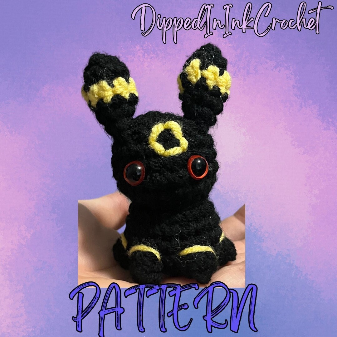 No-sew Umbreon Crochet Pattern - Etsy