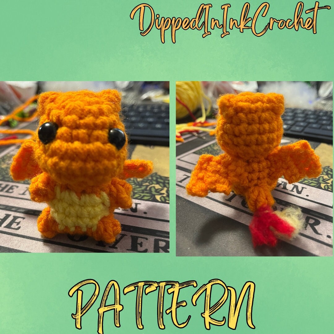 Low-sew Charizard Crochet Pattern - Etsy