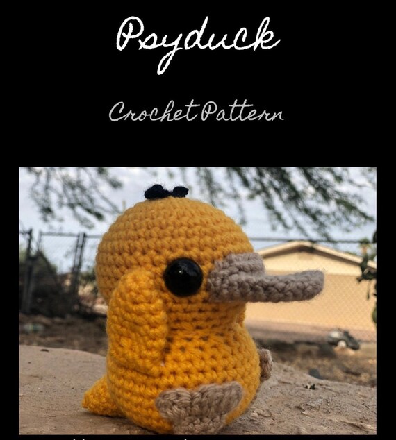 Psyduck Crochet Pattern - Etsy