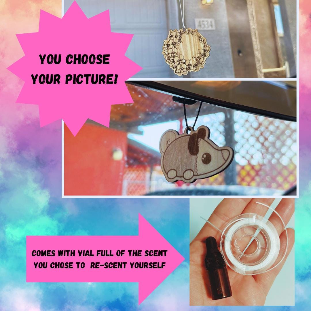 Reusable Custom Wooden Car Air Freshener - Etsy