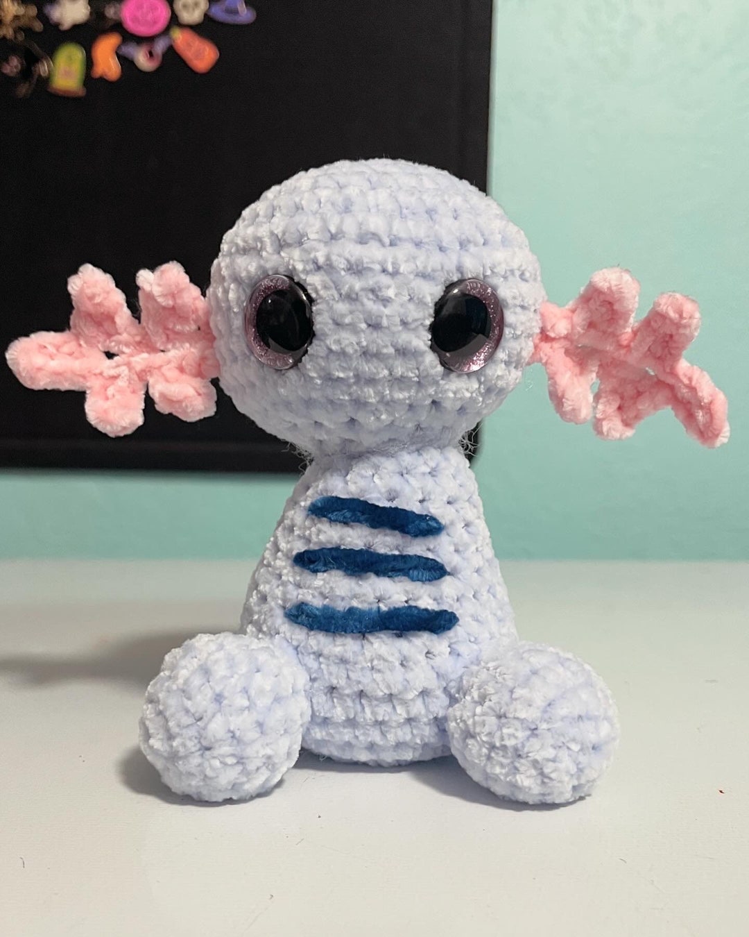 Wooper / Axolotl Fan Art Amigurumi - Etsy