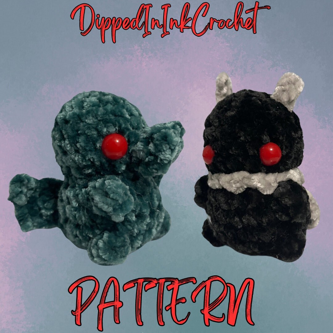 Baby Mothman and Cthulhu Crochet Bundle - Etsy