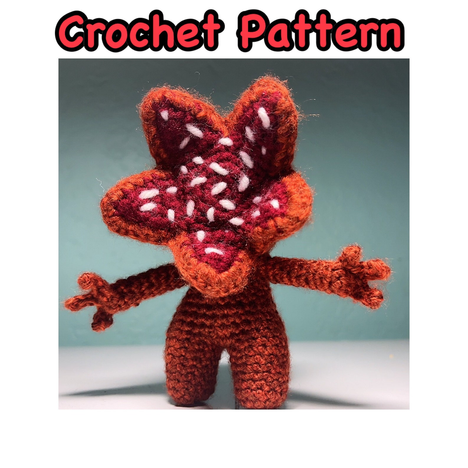 Demogorgon Humanoid Crochet Pattern - Etsy