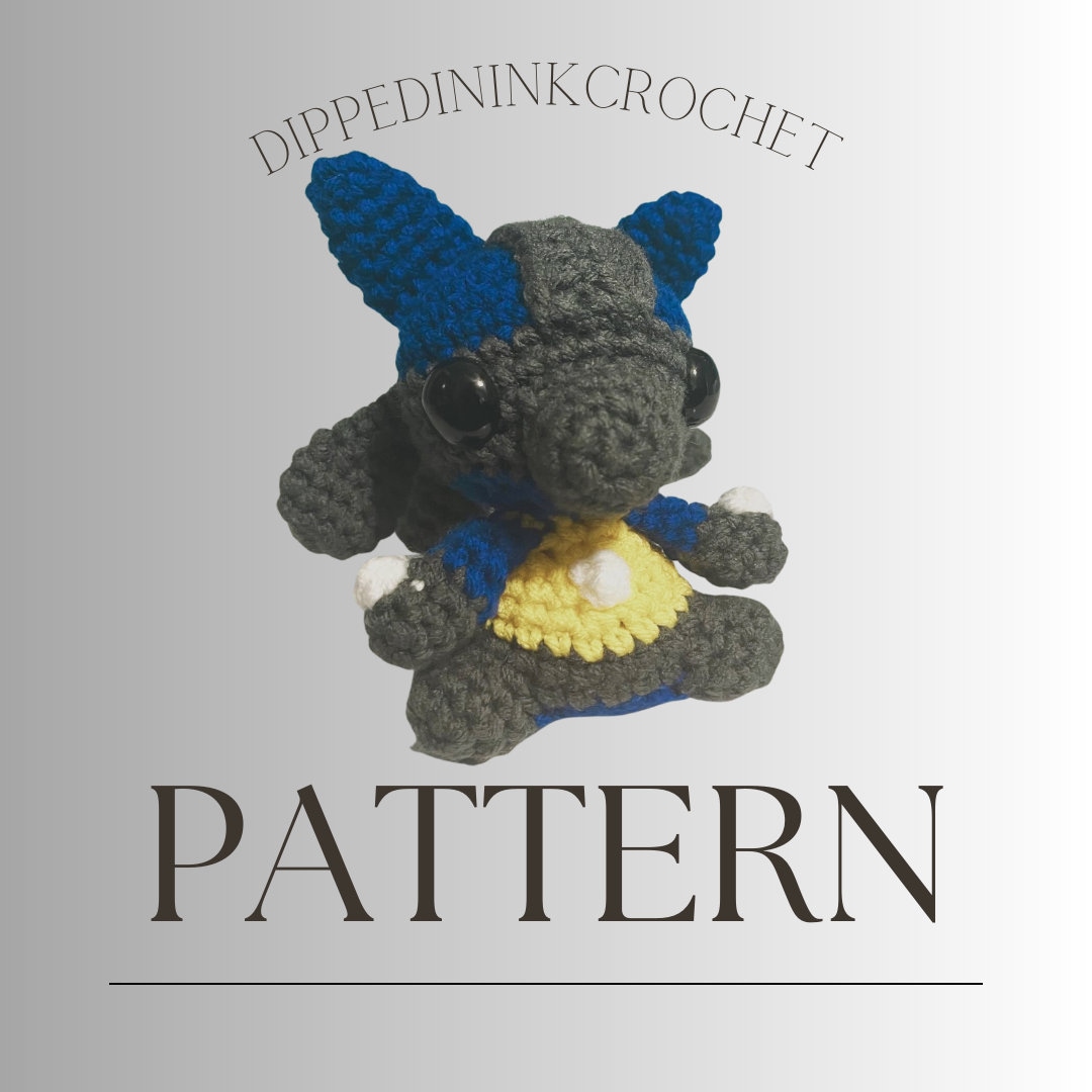 Lucario Crochet Pattern - Etsy