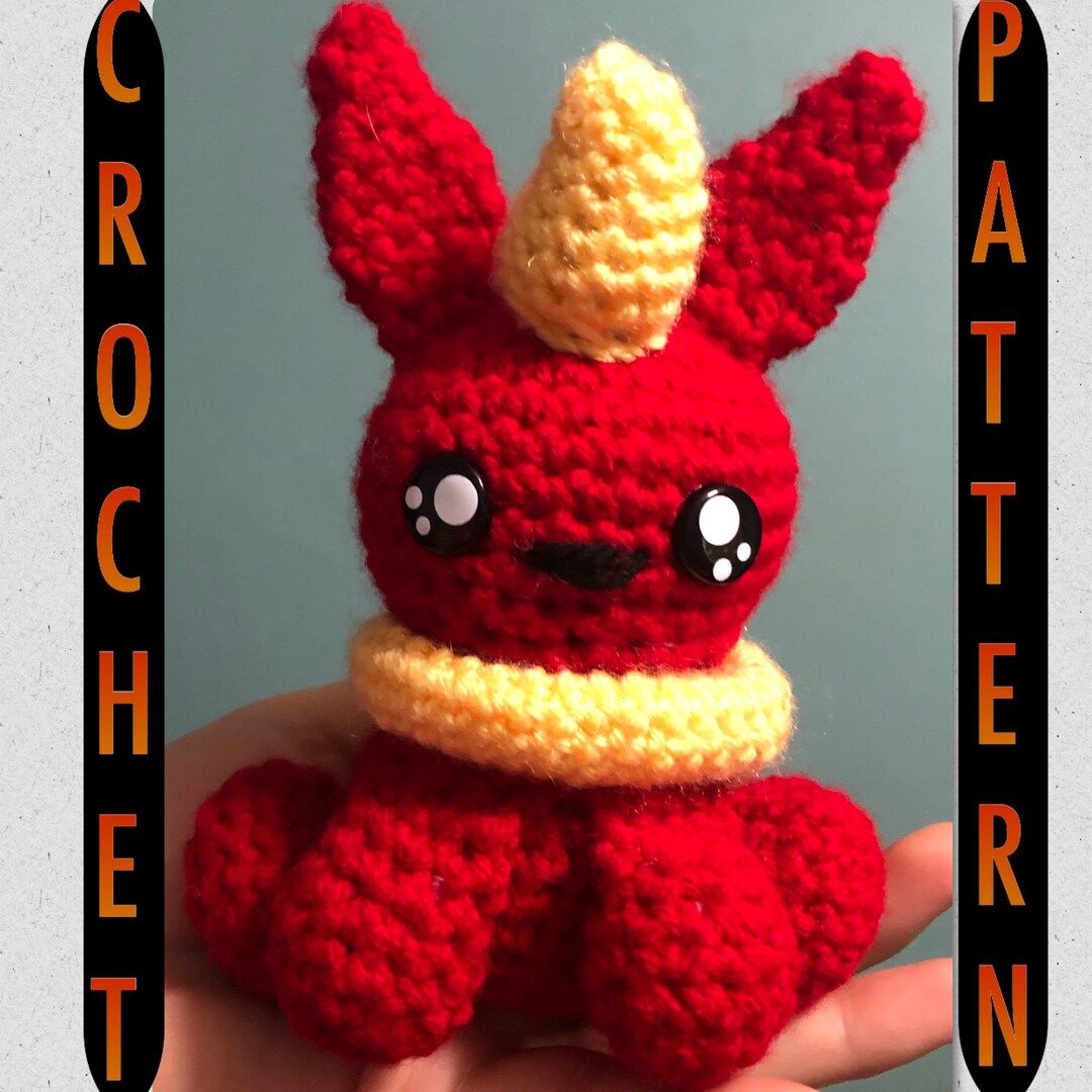 Chibi Flareon Crochet Pattern - Etsy