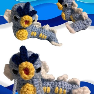 Gyarados Crochet Pattern - Etsy