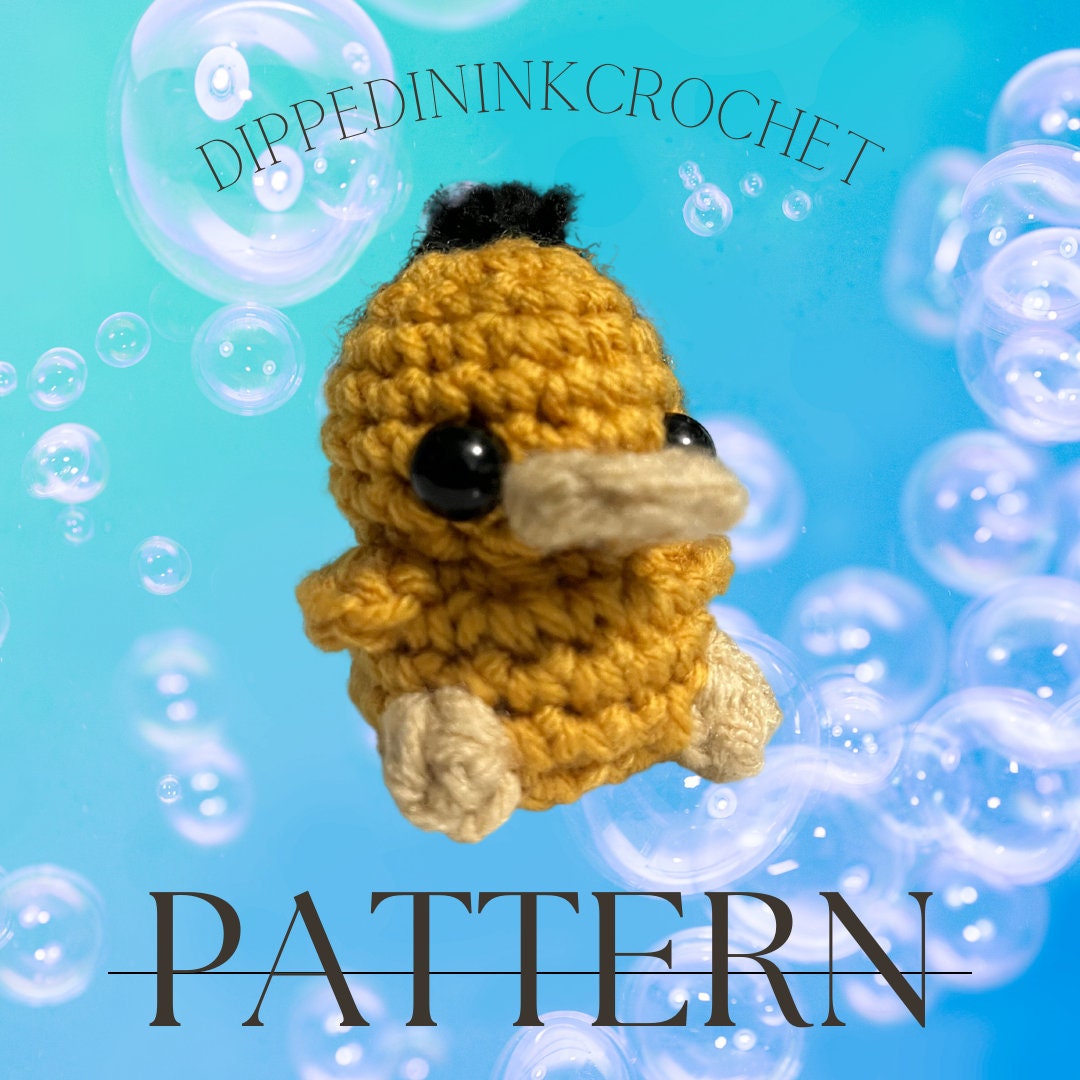 No-sew Psyduck Crochet Pattern - Etsy
