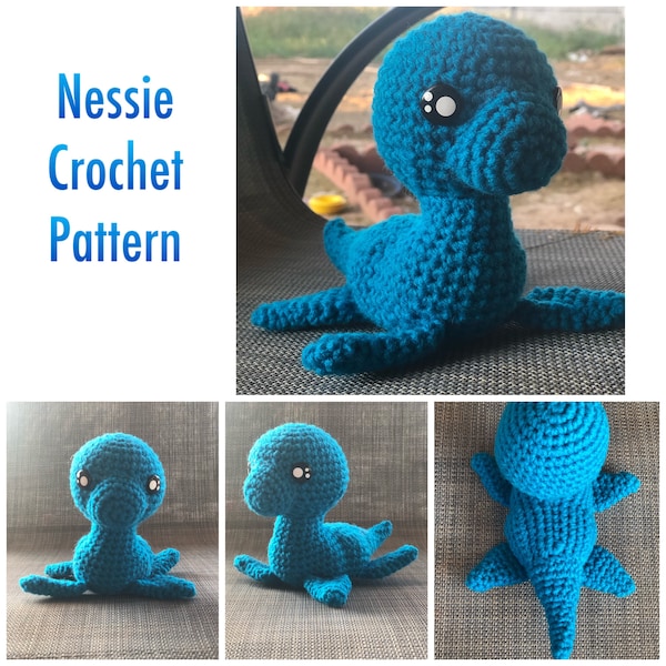 Crochet Nessie Pattern - Etsy