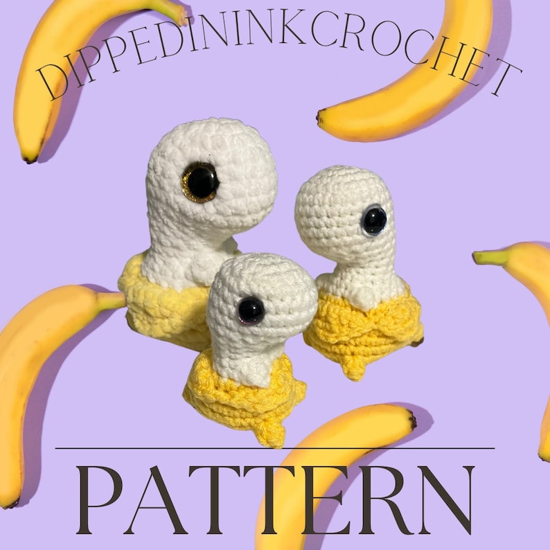 Bananasaurus Rex Crochet Pattern - Etsy