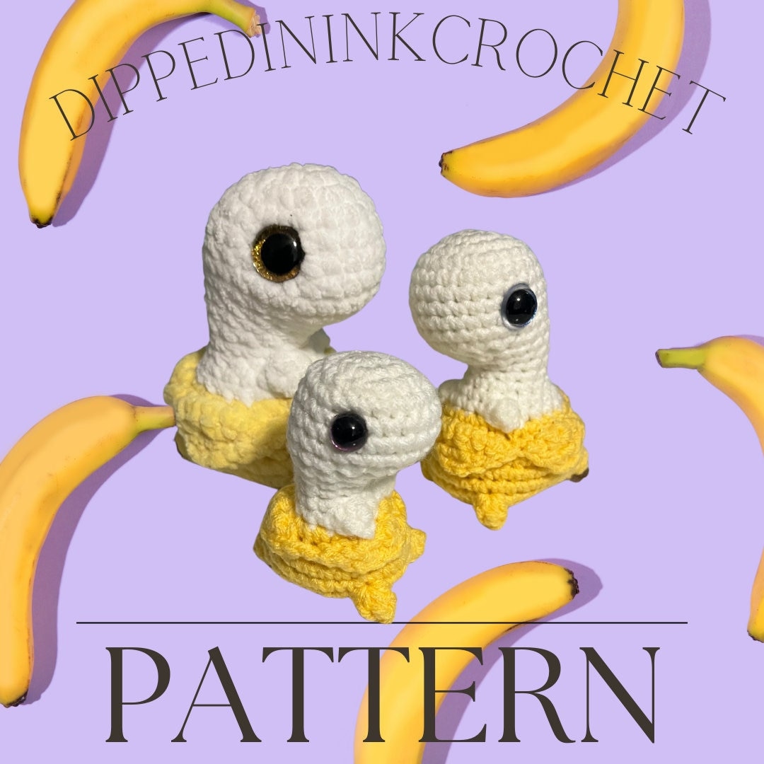 Bananasaurus Rex Crochet Pattern - Etsy