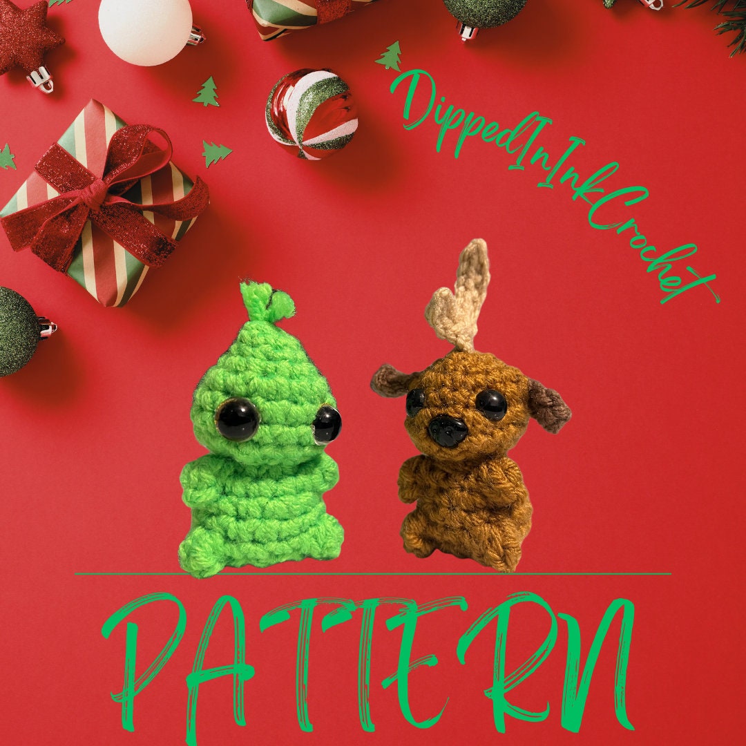 No-sew Green Grump and Friend Crochet Pattern - Etsy