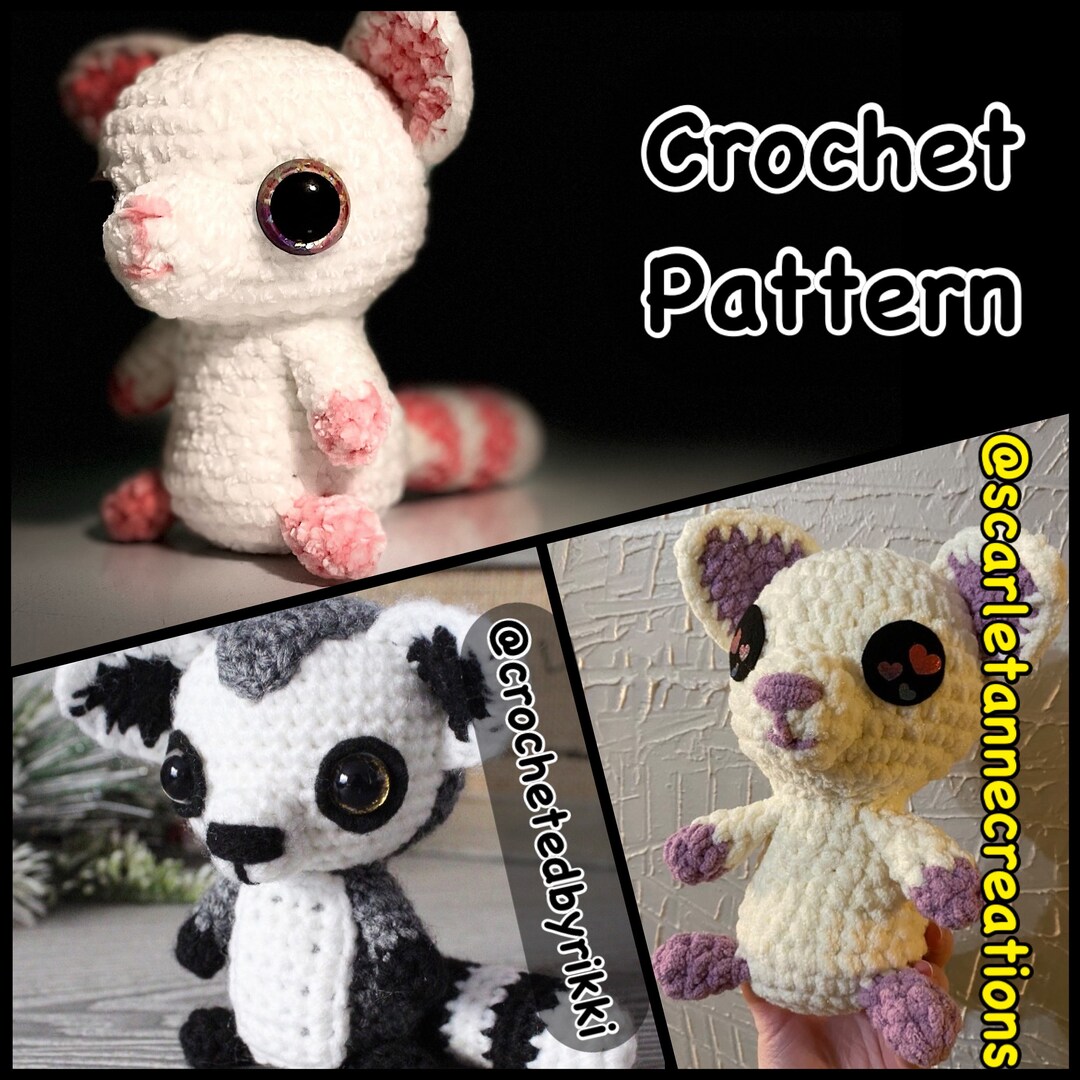 Lemur Crochet Pattern - Etsy