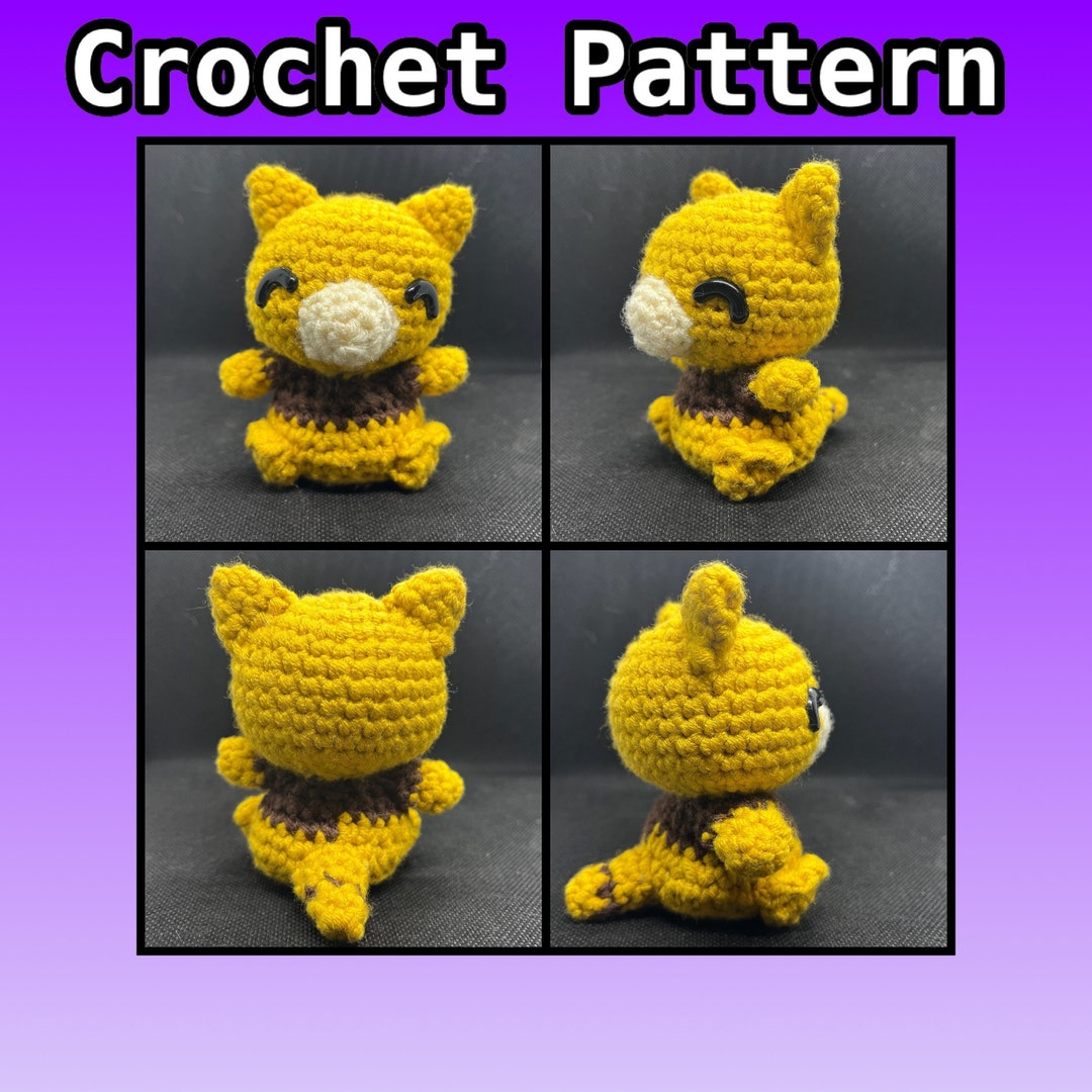 Chibi Abra Crochet Pattern - Etsy