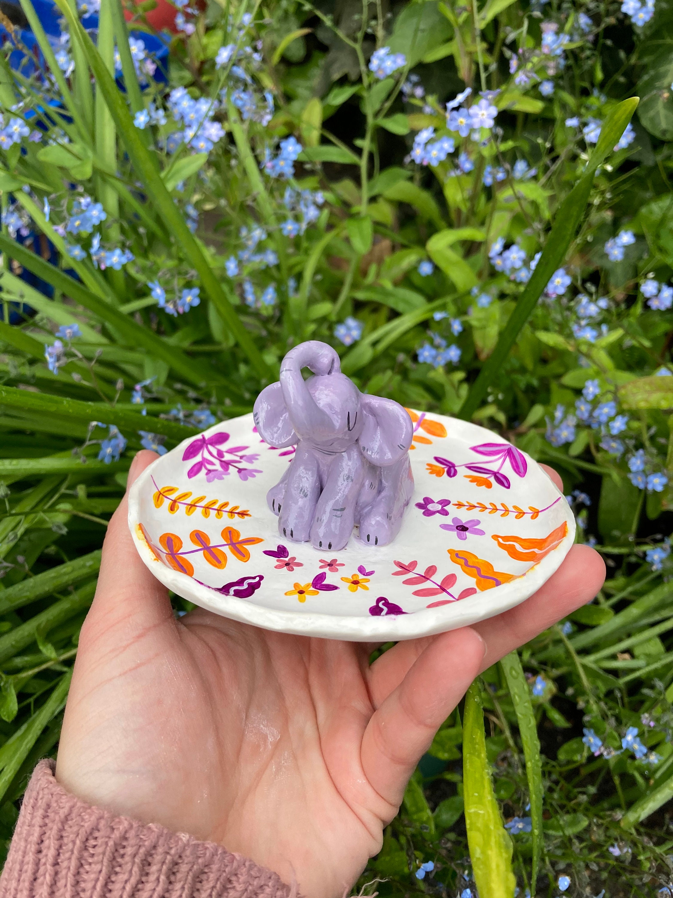 Cute Personalised Pet Trinket Dish Cute Clay Trinket Dish | Etsy