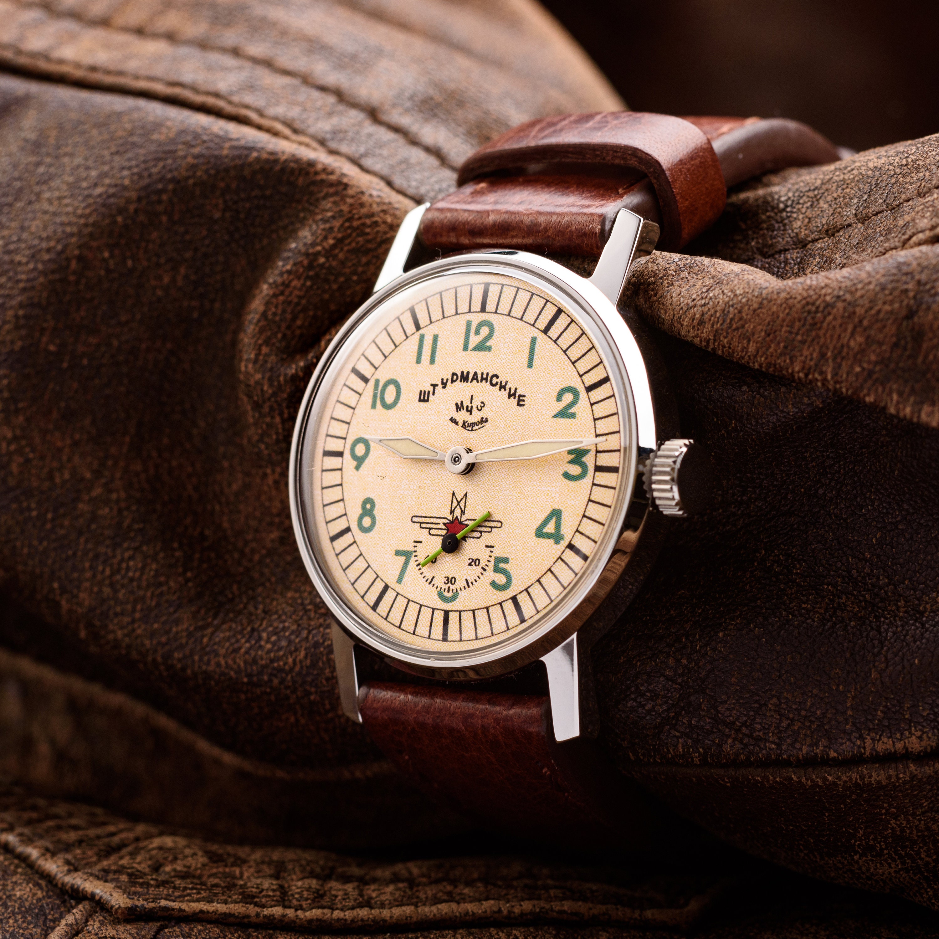 Shturmanskie Soviet Army Watch 1960s, 1-mchz USSR Mechanical Watch ...