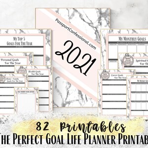 2021 Calendar, Life Planner, Bullet Journal, Habit Tracker, Goal ...