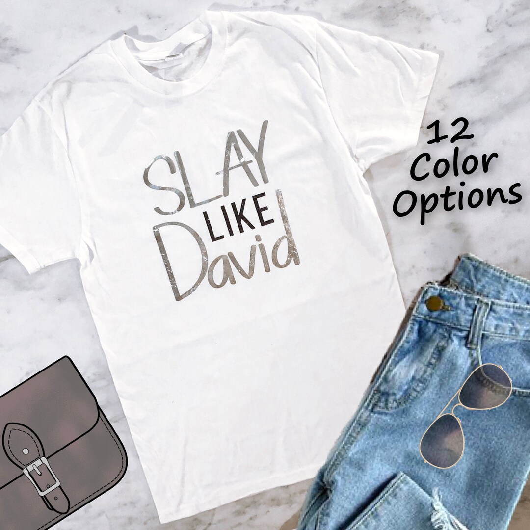 Slay Like David Christian T-shirt - Etsy