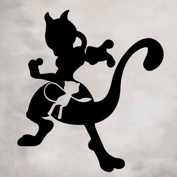 Mew Decal - Etsy