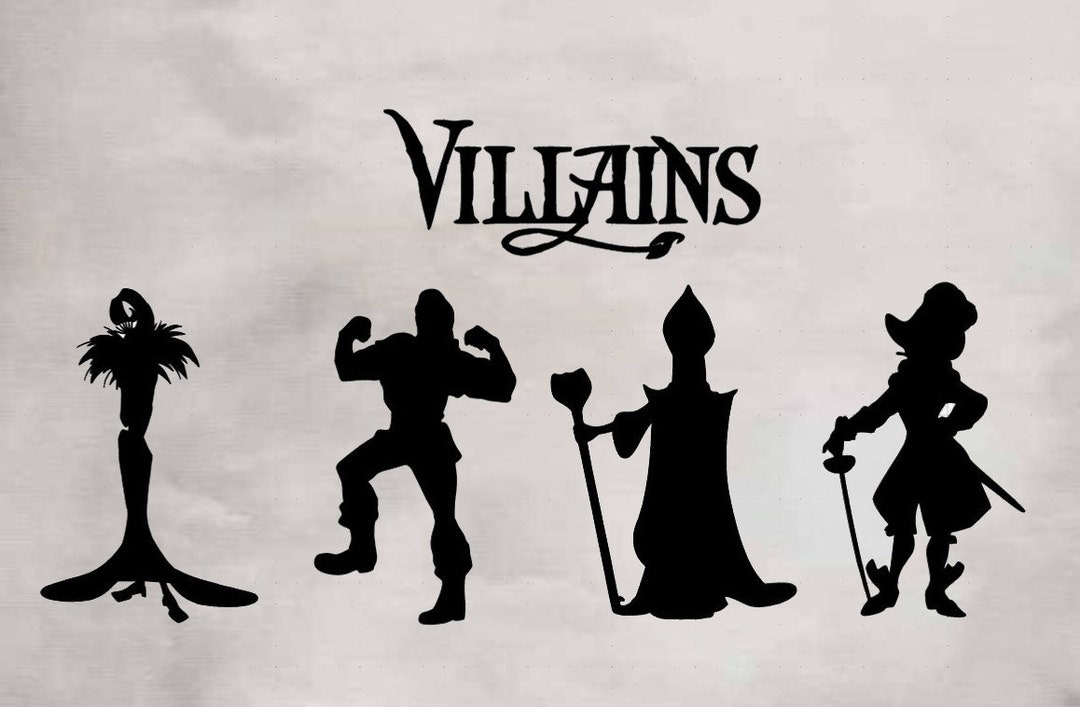 Villains Decal Set - Etsy
