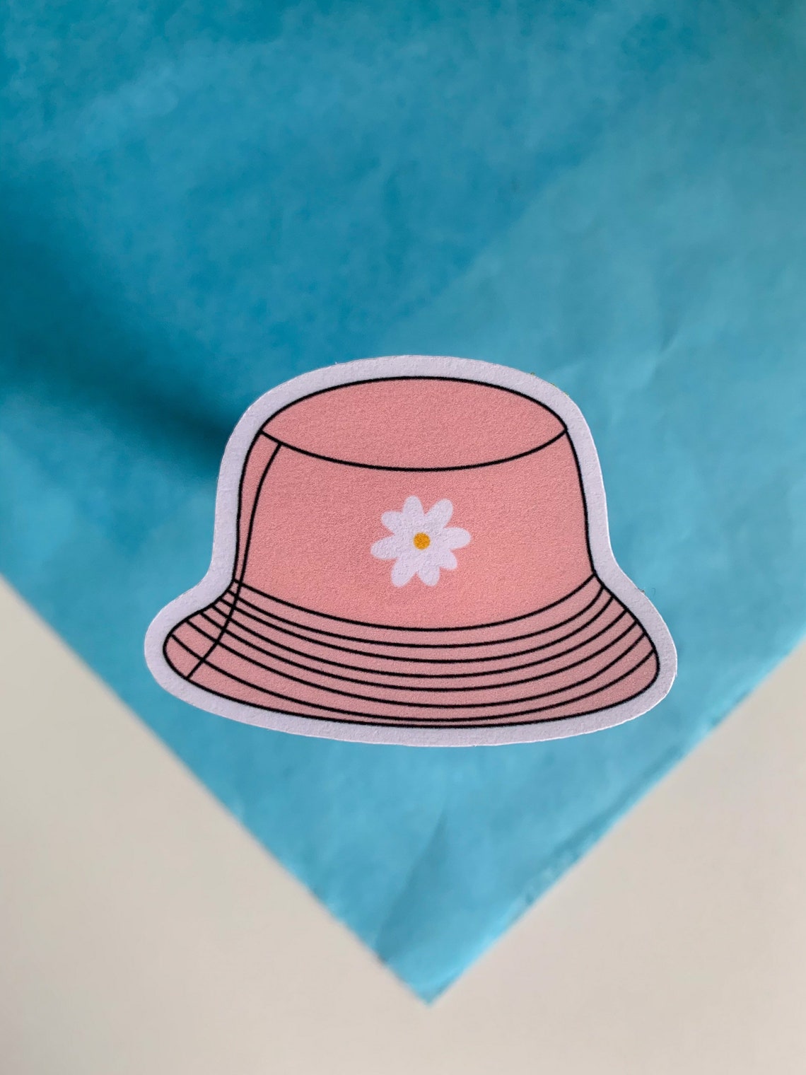 Aesthetic Bucket Hat Stickers pack of 3 - Etsy