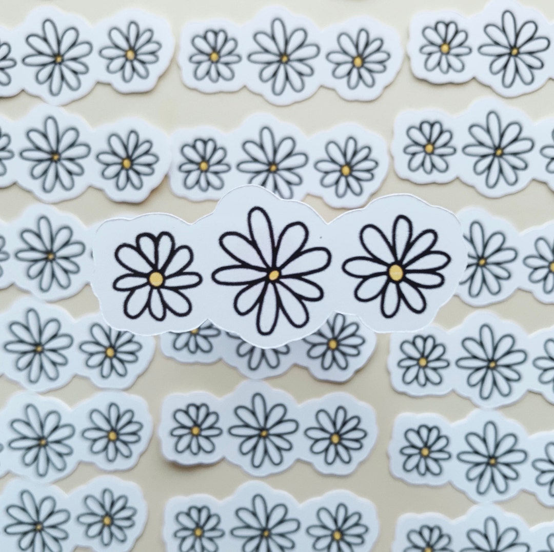 Daisy Sticker (pack of 2) - Etsy