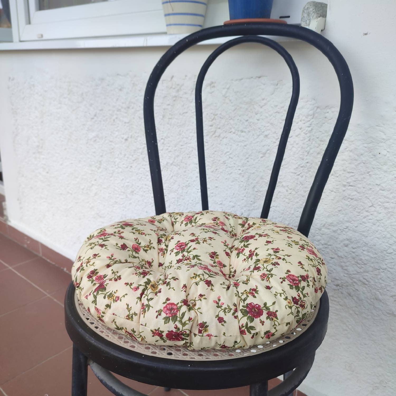 Round Chair Pad Seat Cushion for Dining Chair Tufted Seat - Etsy