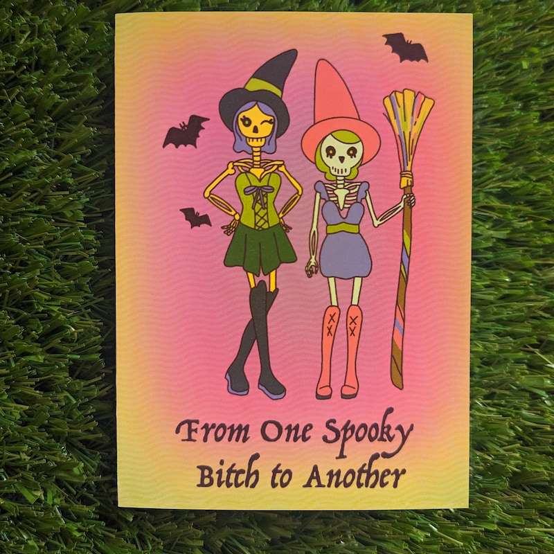 Funny Halloween Card - Etsy