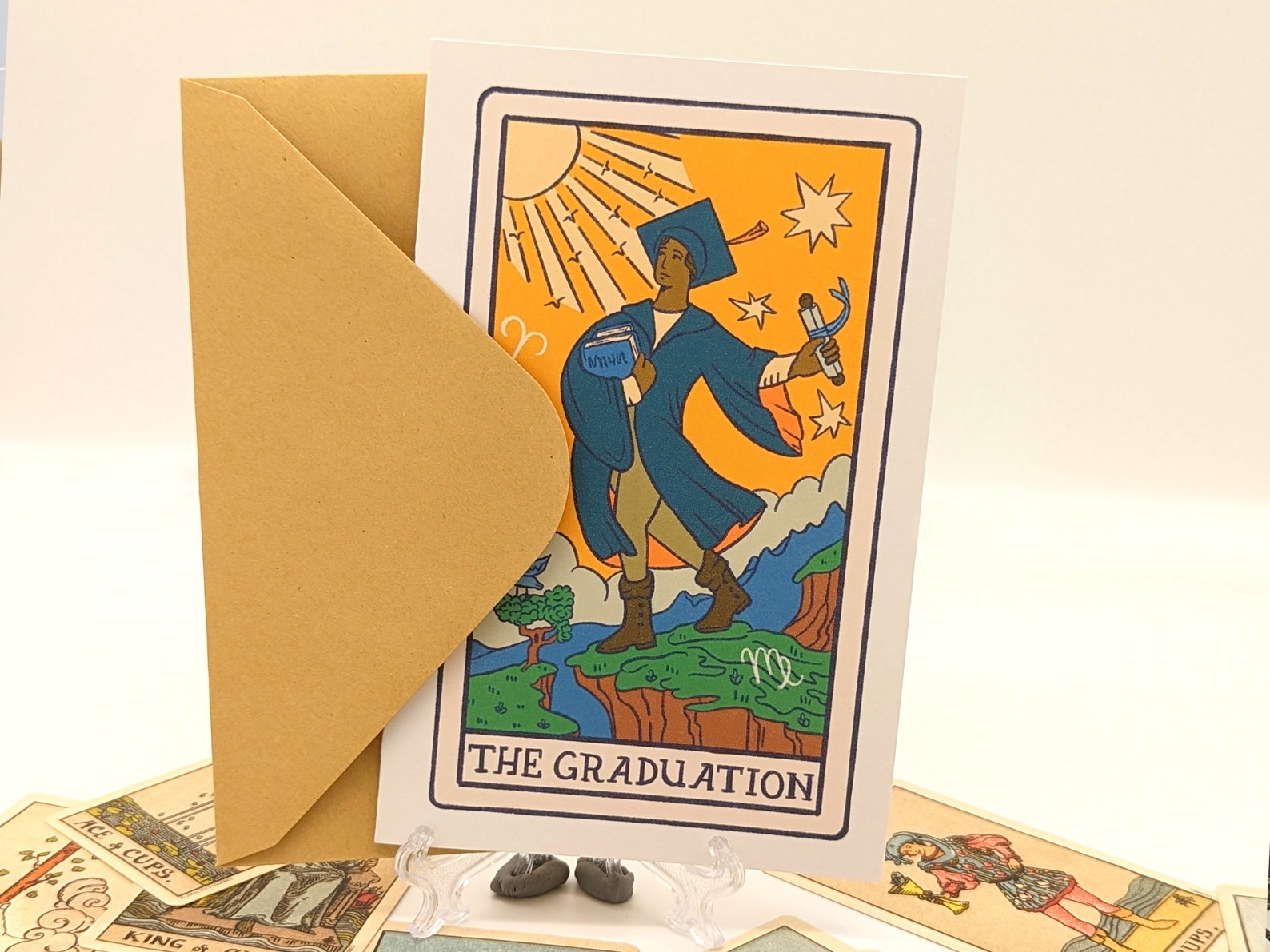 The Graduation - Graduation Tarot Card - Gender Neutral - Greeting Card ...