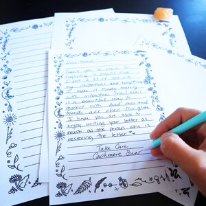 Magical Little Letter Set - Whimsical Digital Letter Stationery ...