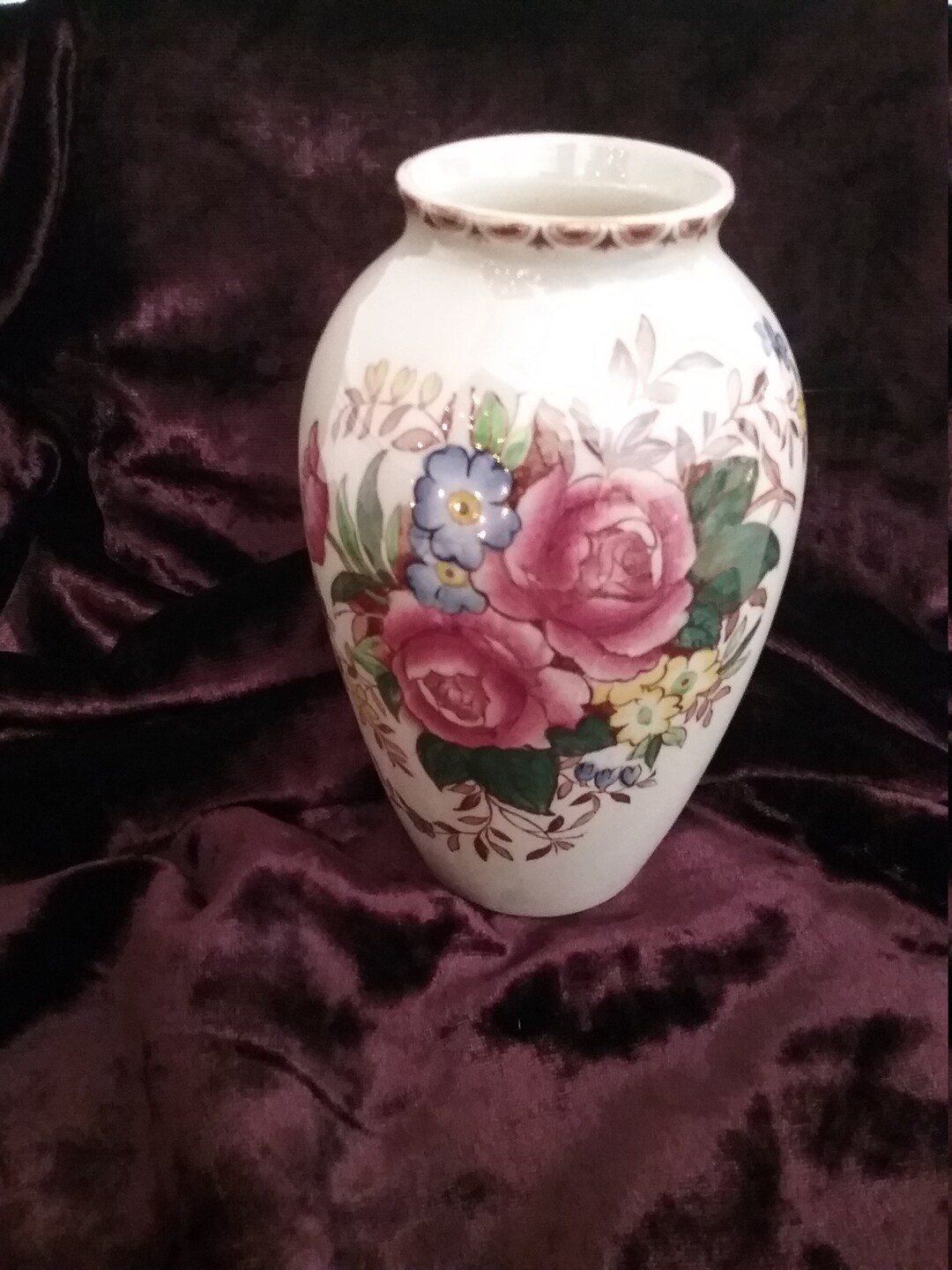 Maling Lustre Vase, Maling Vase, Maling Pottery, Rosalind, Maling ...