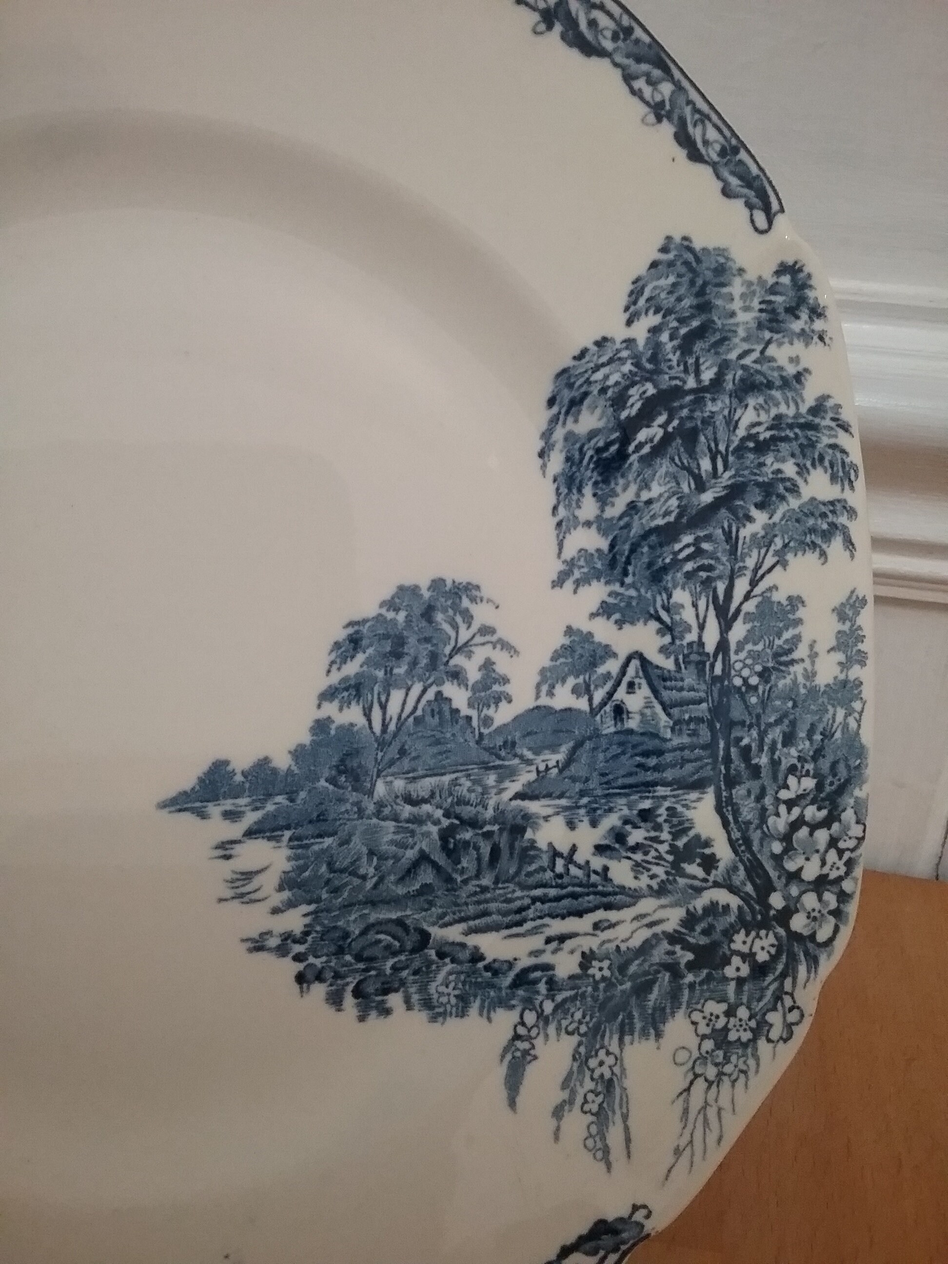 Vintage John Maddock & Sons Ltd Luncheon Plate, Vintage Royal Ivory ...