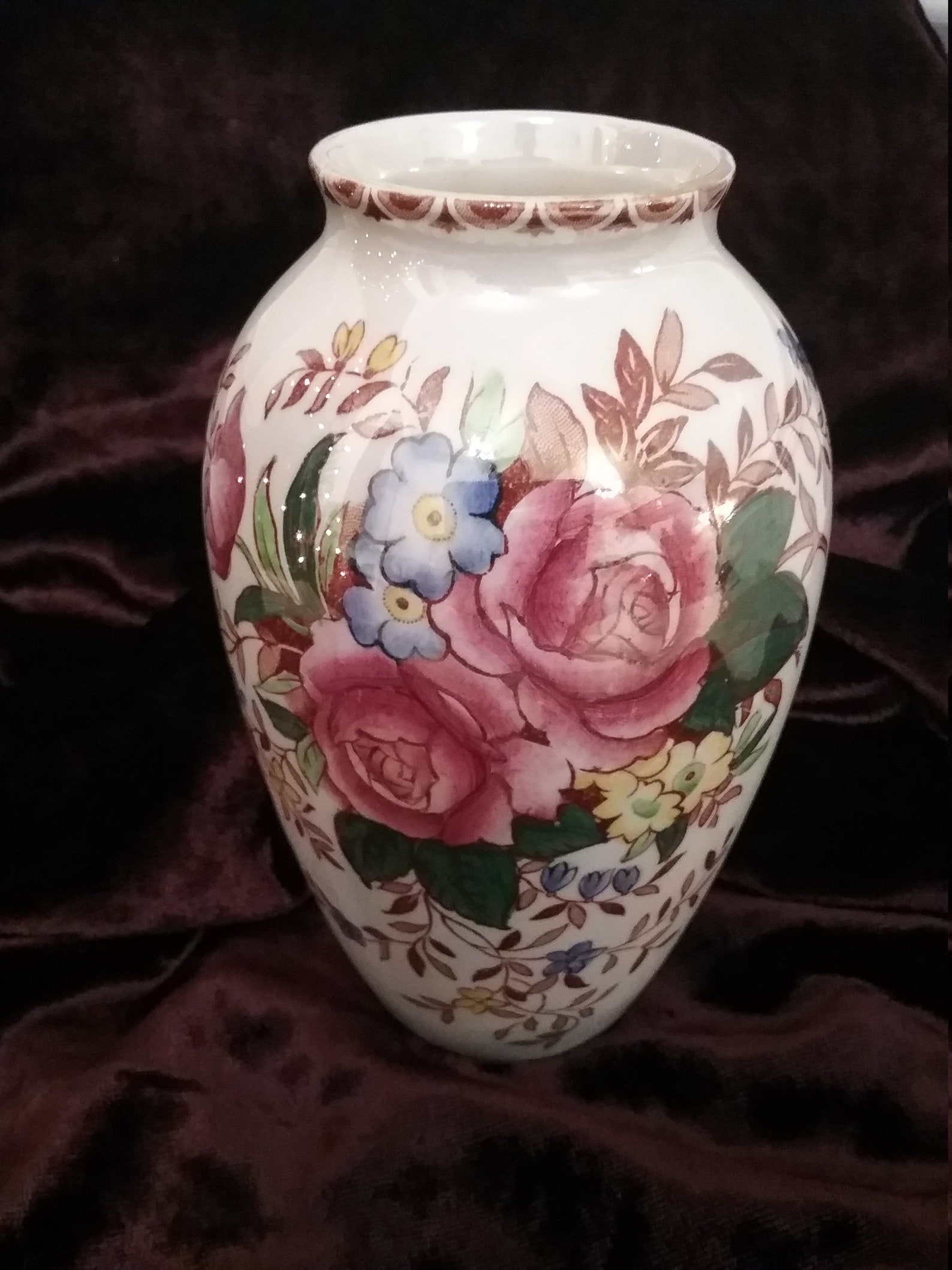 Maling Lustre Vase, Maling Vase, Maling Pottery, Rosalind, Maling ...