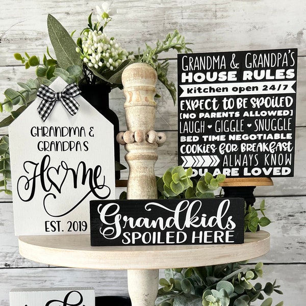 Grandparents Signs - Etsy